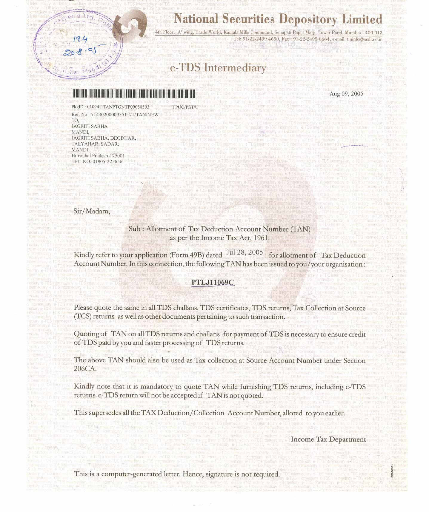 Legal Documents – jagriti College
